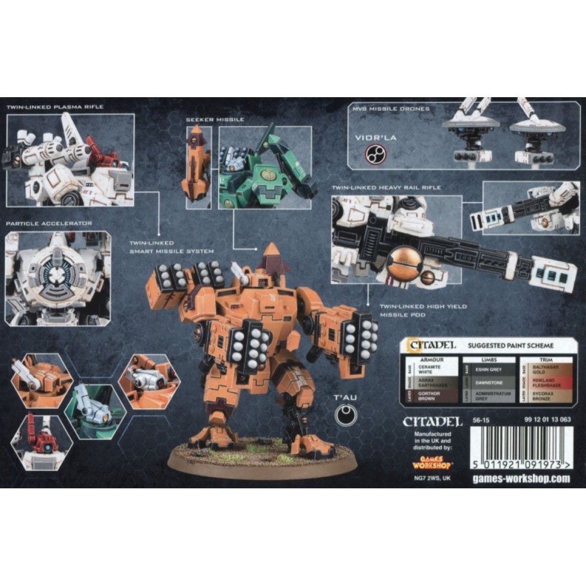 Warhammer 40k - Tau Empire - XV88 Broadside Battlesuit