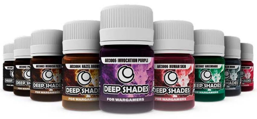 AK Interactive - DEEP SHADES - Acrylic Washes