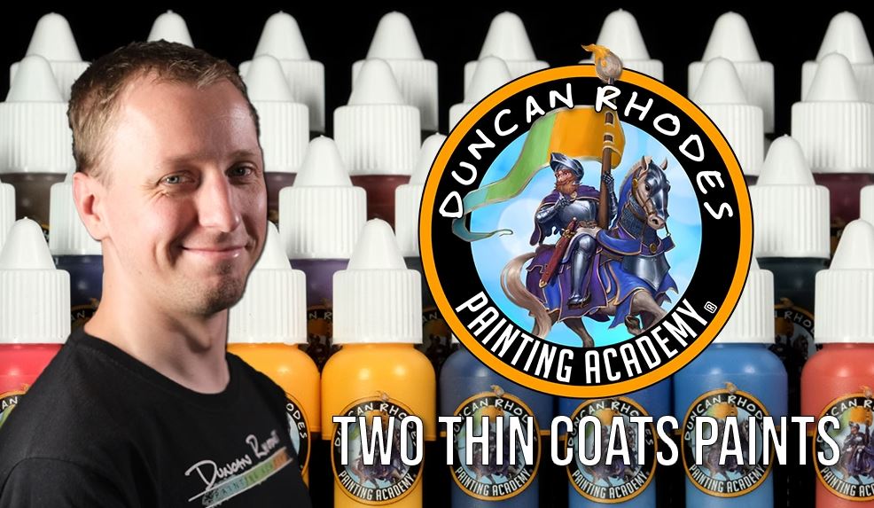 Two Thin Coats - Hobby paints by Duncan Rhodes